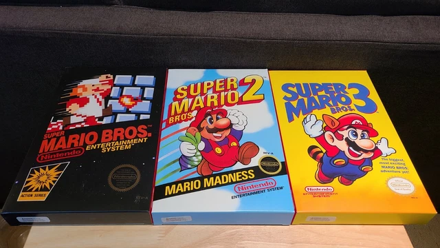 SUPER MARIO BROS. 35th Anniversary T-Shirt Collection (3 Shirts) Size ...