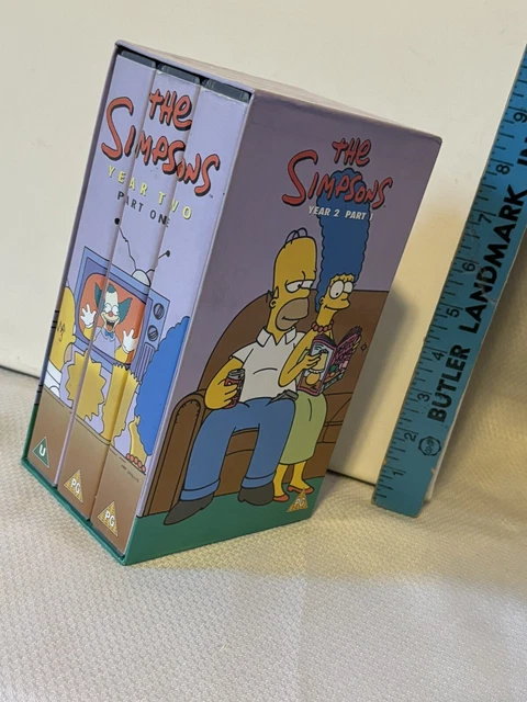 THE SIMPSONS YEAR Two Part One (Season 2) PAL VHS 3 Video Tape Set ...