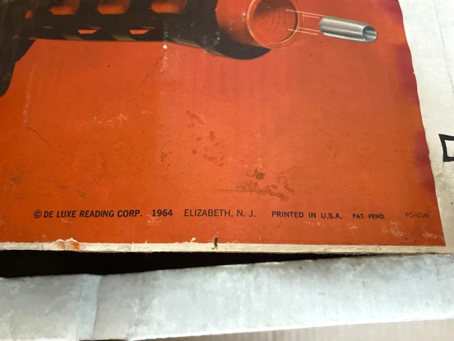 VINTAGE 1964 DEFENDER Dan Machine Gun Toy with Original Box Deluxe ...