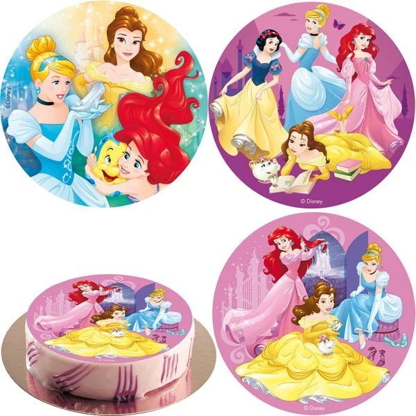 DISNEY PRINCESS CAKE Topper Princess Kid's Birthday Pie Cake Baking £4. ...