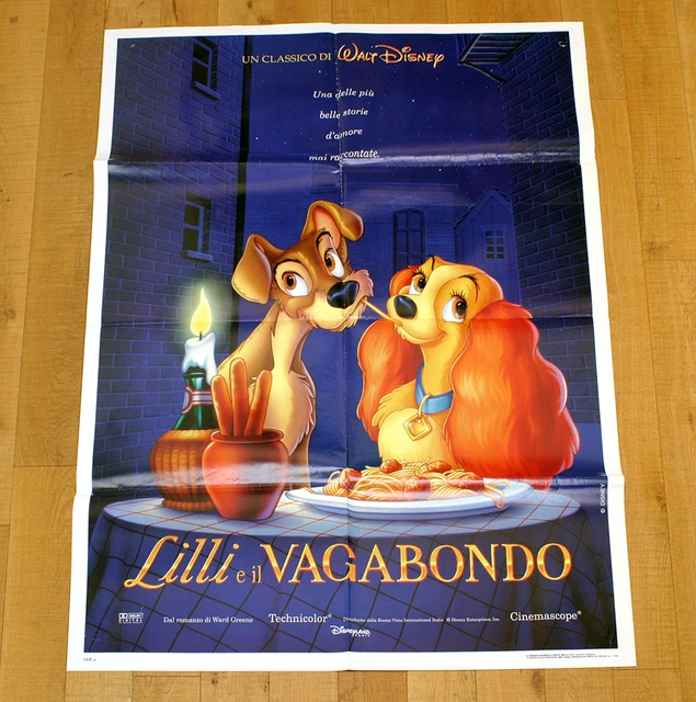 LILLI E IL VAGABONDO manifesto poster Walt Disney Lady and the Tramp ...
