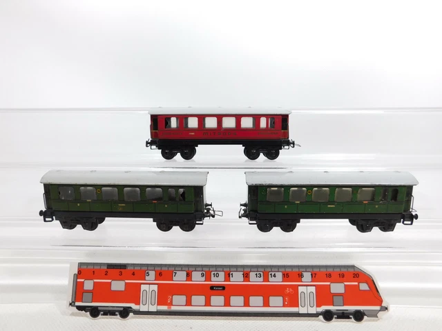 CR535-0,5# 3X TRIX Express H0/DC/3L Tin Passenger Car Used: 20152 ...