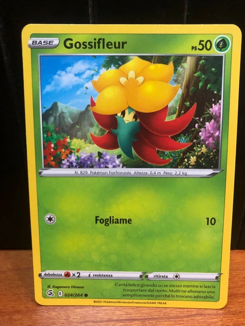 CARTA POKEMON GOSSIFLEUR 024/264 Colpo Fusione 2021 Italiano Nuovo EUR ...