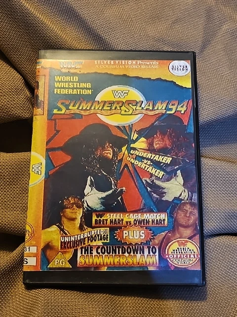 1994 WWF SUMMERSLAM 94 Coliseum VHS WWE Wrestling Bret Hitman Hart EUR ...