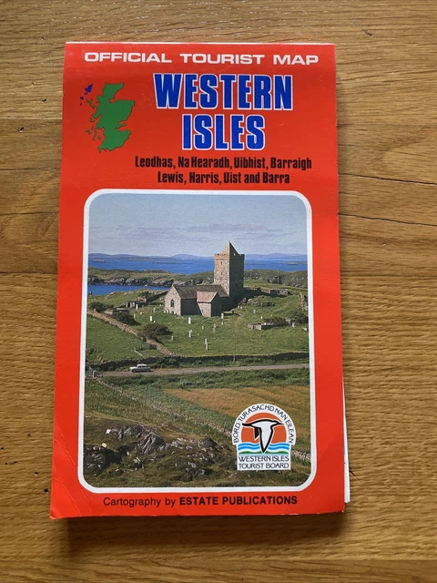 WESTERN ISLES (OFFICIAL Tourist Map) Sheet Leisure map, folded VGC EUR ...