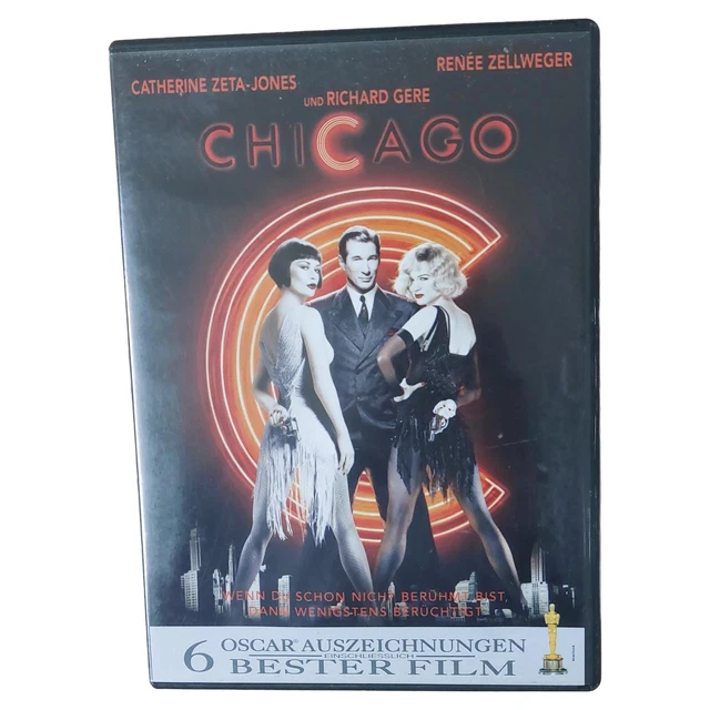 CHICAGO MUSICAL DVD Catherine Zeta-Jones Richard Gere Renée Zellweger ...