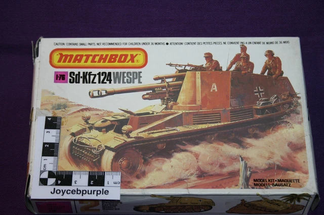 MATCHBOX SD.KFZ. 124 Wespe 1:76 scale model SPG kit PK-77. £20.00 ...