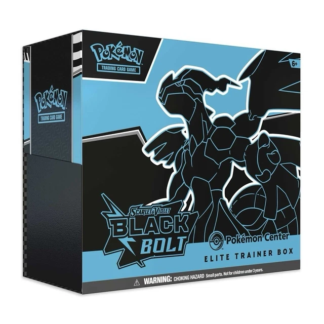 🔥PRESALE🔥POKEMON - BLACK Bolt Pokémon Center Elite Trainer Box $299.99 ...