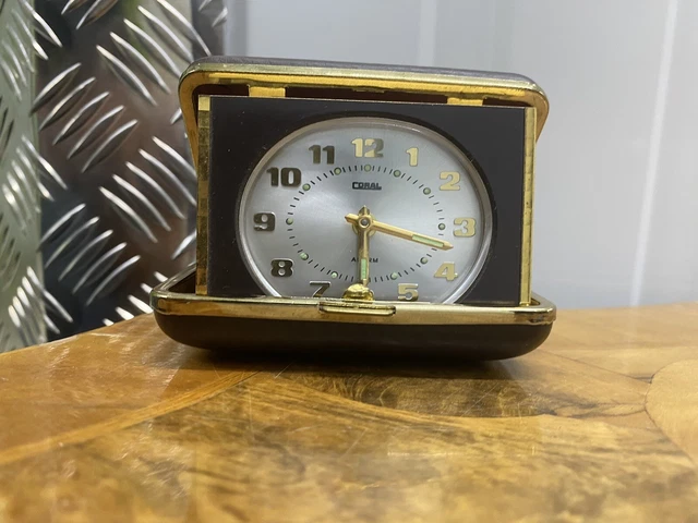 CORAL TRAVEL ALARM clock £8.00 - PicClick UK