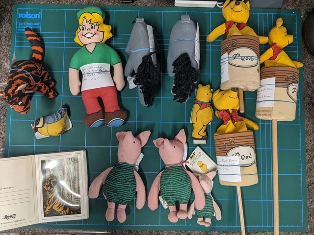 ANNE WILKINSON DESIGNS Vintage Collection - Pooh Bear/Tigger/Eeyore ...