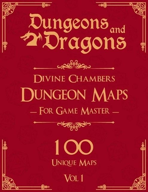 DUNGEONS AND DRAGONS Divine Chambers Dungeon Maps for Game Masters Vol ...