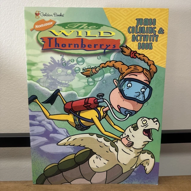 NEW VTG 2000 Golden Book Nickelodeon The Wild Thornberrys Coloring ...