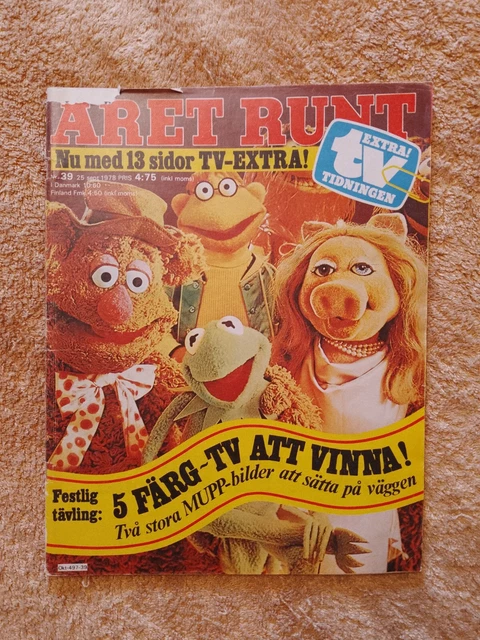 THE MUPPET SHOW Cover 1978 Miss PIGGY KERMIT FOZZIE £103.72 - PicClick UK