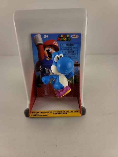 WORLD OF NINTENDO Super Mario Bros. Blue Yoshi 2021 Jakks Pacific ...
