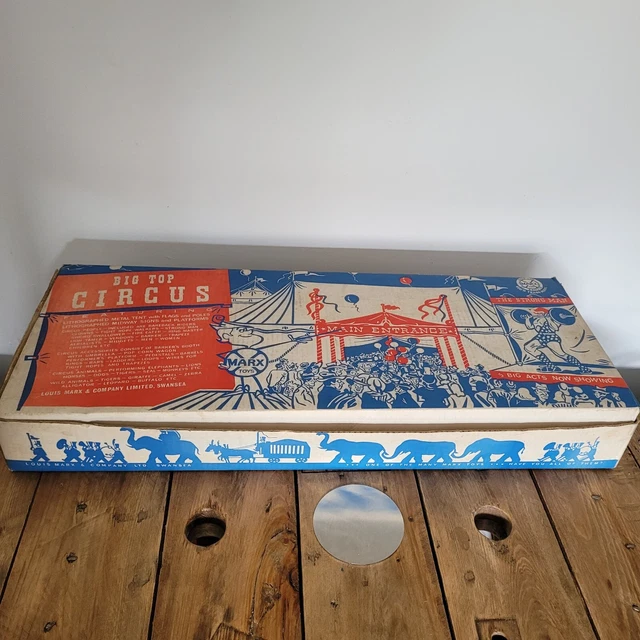 VINTAGE MARX #4320 Super Circus Playset - Rare - Unused - Never Out Of ...