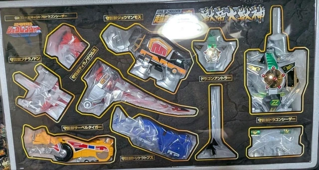 SOUL OF CHOGOKIN GX-72 Megazord y GX-78 Dragonzord Power Rangers SET ...