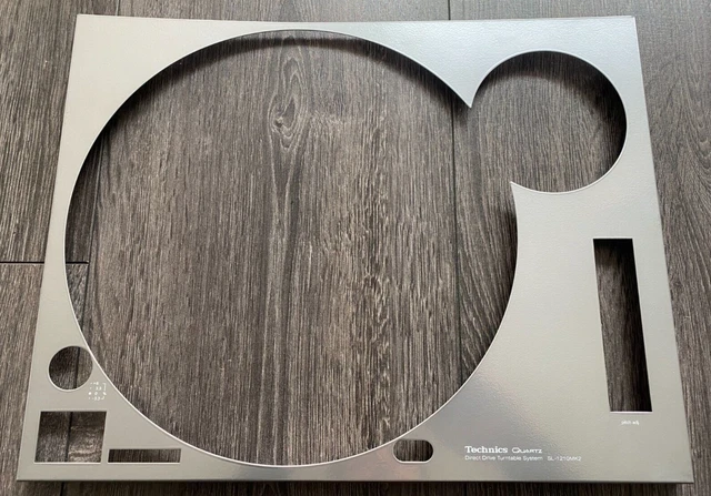 TECHNICS SL-1210 MK2 Silver Faceplate With Screen Printing **50% OFF ...