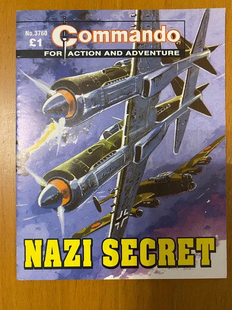 COMMANDO COMIC NUMBER 3760 Nazi Secret EUR 3,44 - PicClick IT