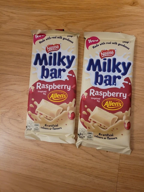 NESTLE MILKY BAR Raspberry Schokoriegel Australian Import Allen's 170g ...