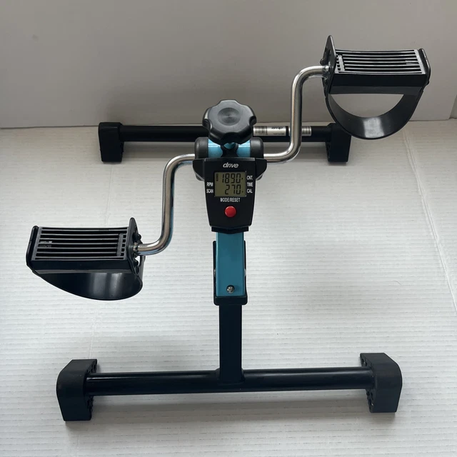 DRIVE MEDICAL EXERCISE Peddler W/ Digital Display Foldable Therapeutic ...
