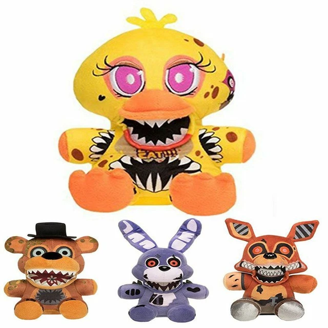 Fnaf Five Nights At Freddys The Twisted Ones Chica Bonnie Foxy Plush