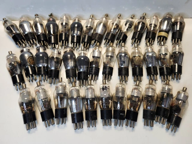 COLLECTION OF VINTAGE Radio Valves Vacuum Tubes Radio Amplifier $175.00 - PicClick AU