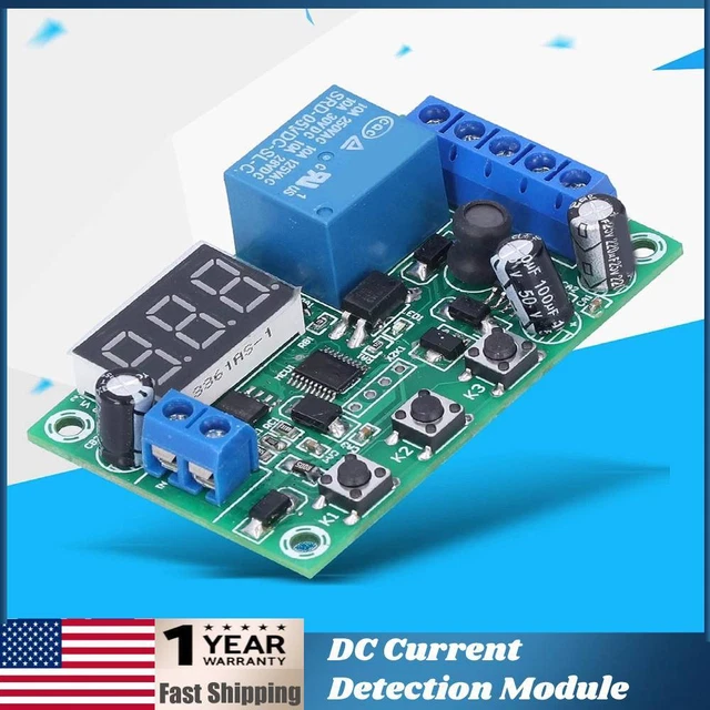 DC CURRENT DETECTION Module Relay Switch Sensor Digital Motor ...