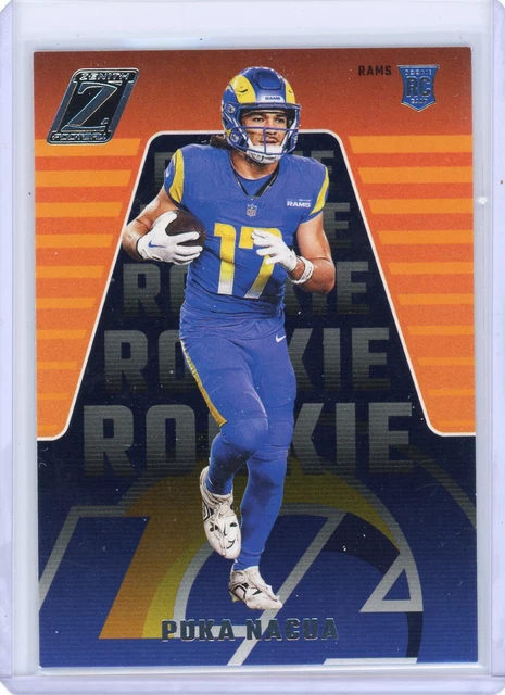 PUKA NACUA 2023 Panini ZENITH Football RC recrue #177 Los Angeles Rams ...
