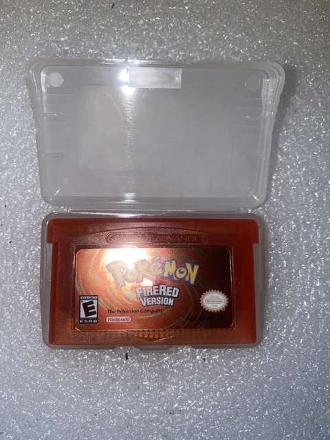 POKEMON FIRE RED Version Game Boy Advance AGB - Cartouche BPRE-USA EUR ...