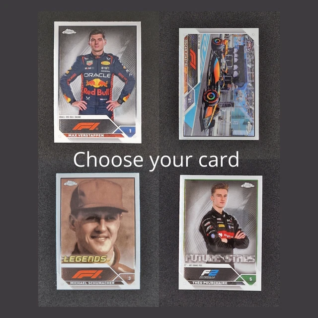 2023 TOPPS CHROME F1 Formula Choose your card Pick card ! EUR 1,00 ...