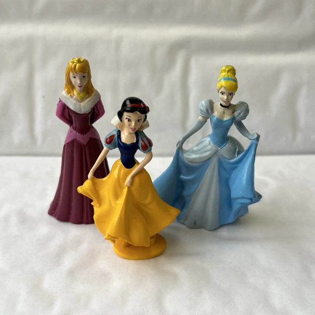 DISNEY PRINCESS CAKE toppers Mini Figures Sleeping Beauty Snow White ...