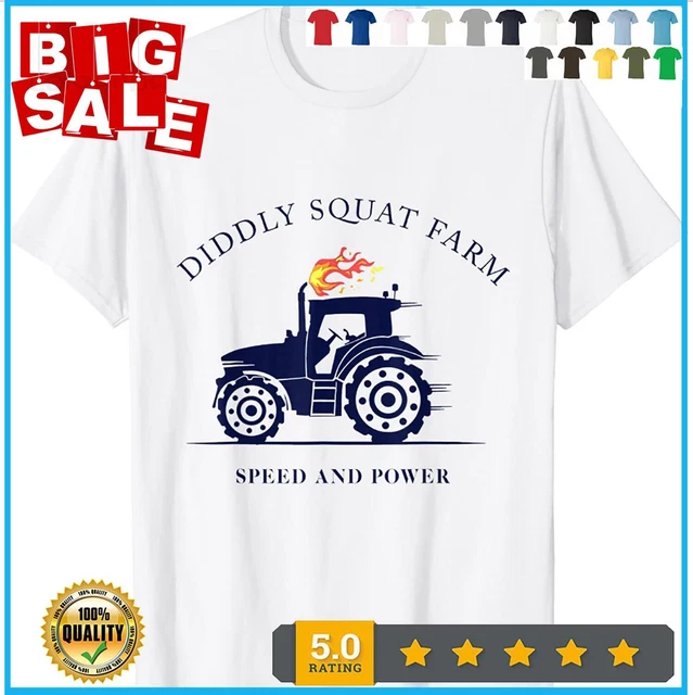 PERFECT TRACTOR DESIGN Diddly Squat Farm Speed And Power T Shirt Size S ...