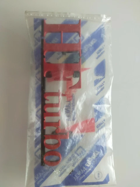 STEMMA LOGO HF Turbo Lancia delta nuovo originale ancora in busta ...