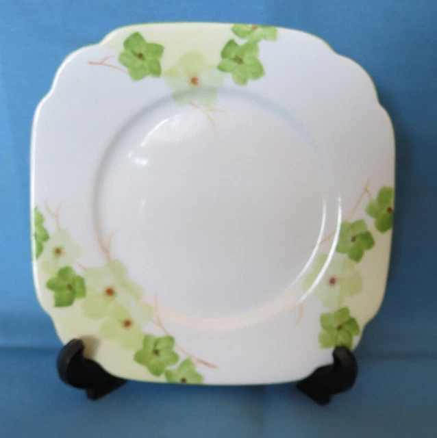 RARE VINTAGE STANDARD China Chapman Longton Cromer Shape Green Floral ...