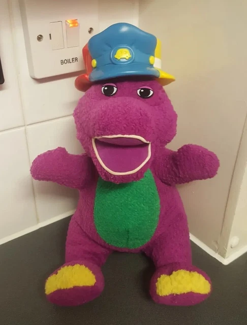 BARNEY SILLY HATS Fisher Price 2001 Talking Dancing Singing Plush Toy ...