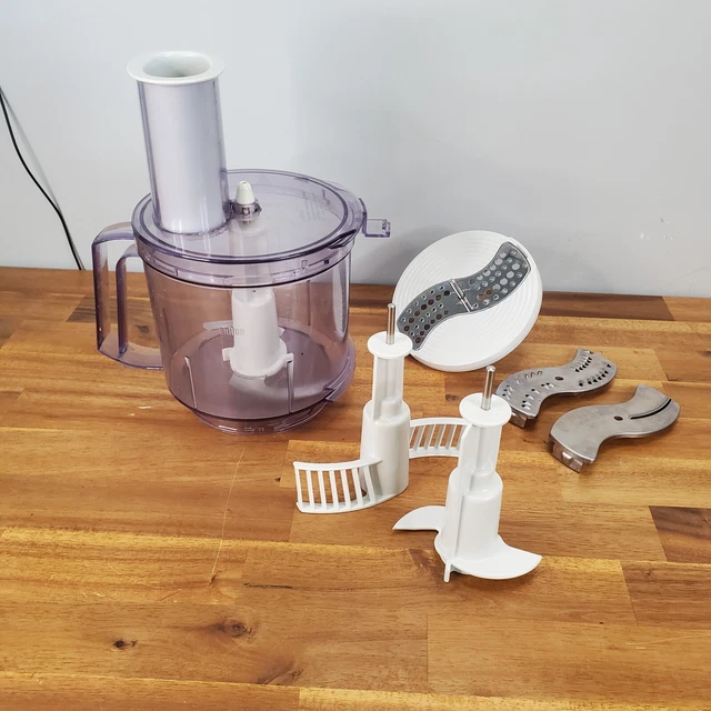 BRAUN COMBIMAX 600 650 700 Food Processor Bowl Attatchment Bundle ...