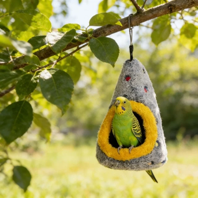 EGGS SHAPE BIRD Nest with Thick Padding Easyly Clean For Budgies ...