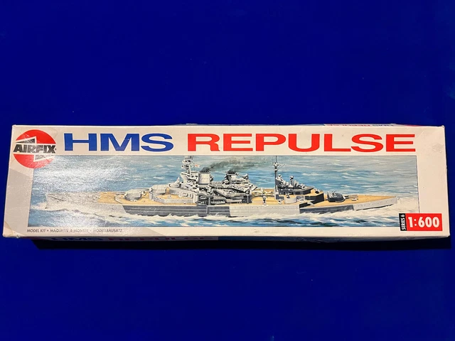 AIRFIX MODEL SHIP kit of HMS Repulse 1:600 scale EUR 37,27 - PicClick FR
