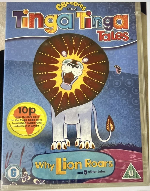 TINGA TINGA TALES Dvd Why Lion Roars Oop Rare Cartoon Bbc Cbeebies ...