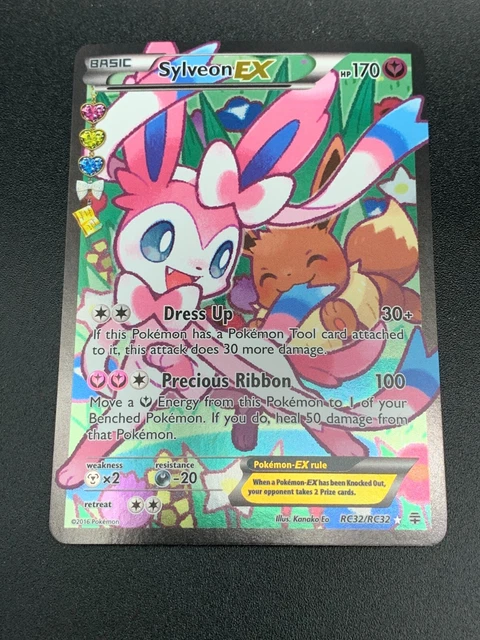 SYLVEON EX - RC32/RC32 - Full Art Ultra Rare Générations Pokémon NEUF ...