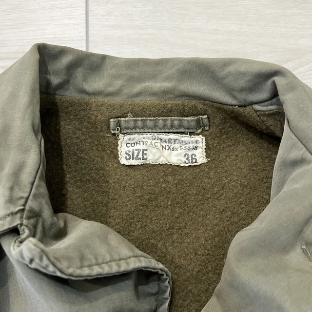 WWII US NAVY N4 Deck Jacket M1941 Field Jacket Wool Lined USN Marked ...