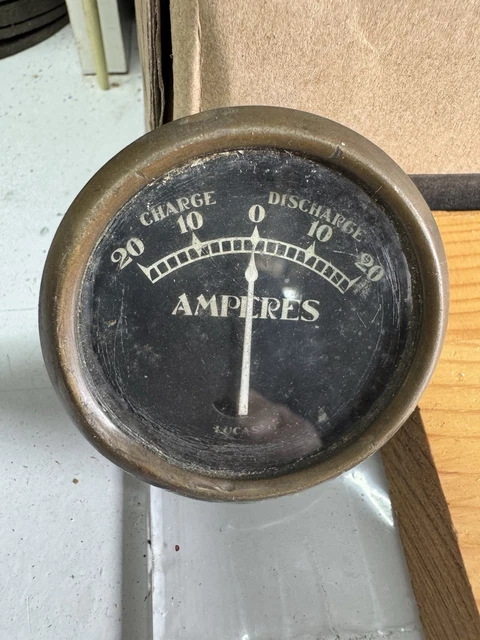 VINTAGE CAR AMMETER £12.74 - PicClick UK