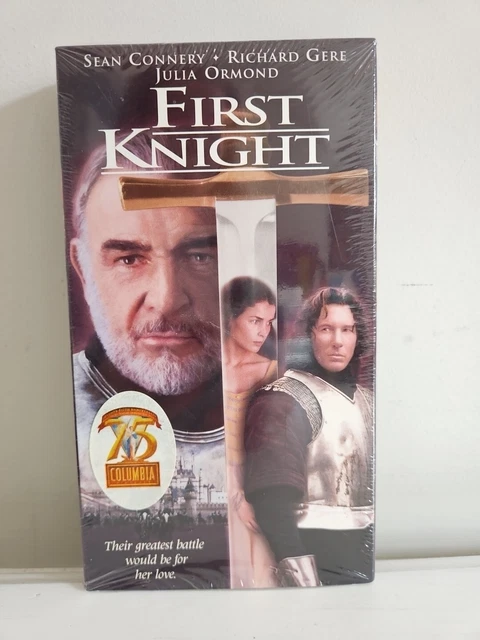 FIRST KNIGHT VHS 1995 Sean Connery Richard Gere Julia Ormond FACTORY ...