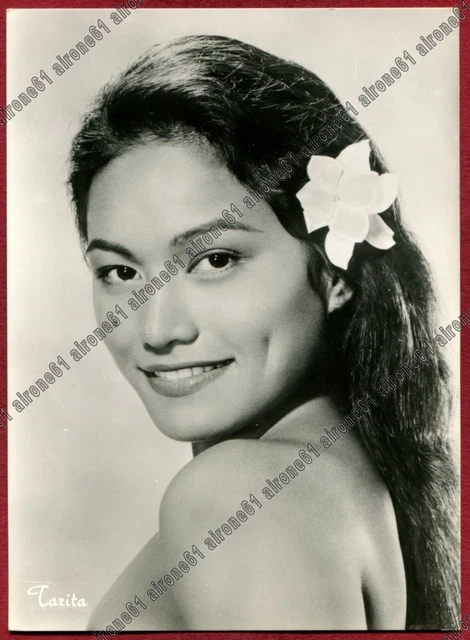 TARITA TERIIPIA 02 ATTRICE ACTRESS ACTRICE CINEMA MOVIE Cartolina REAL ...