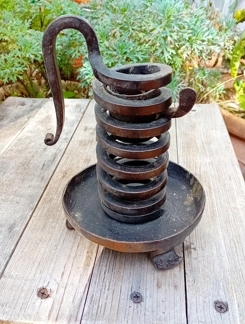 ANCIEN BOUGEOIR NORMAND Queue De Cochon Ou Rat De Cave EUR 30,00 ...