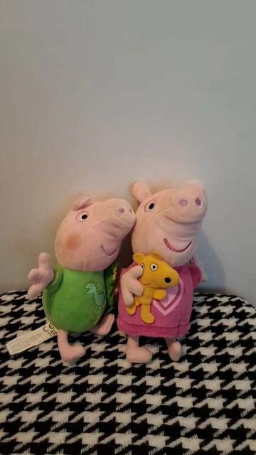 PEPPA PIG AND George Plush Toys £6.52 - PicClick UK