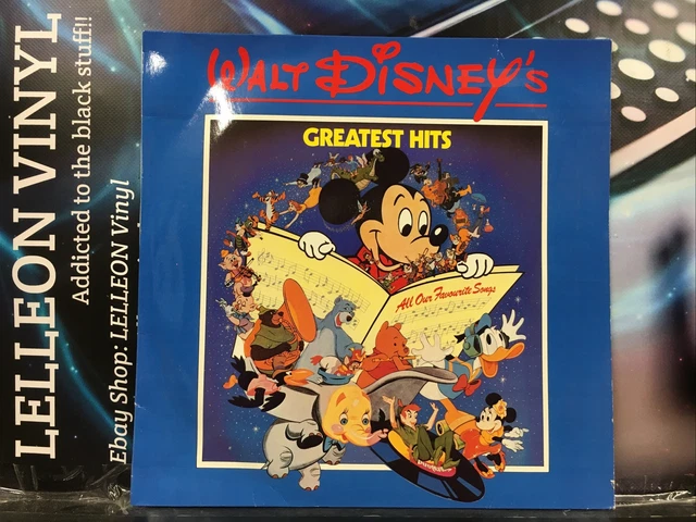 WALT DISNEY’S GREATEST Hits LP Album Vinyl Record WD.3 3A/3B Children ...