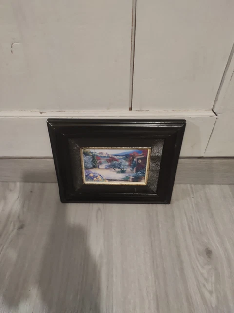 ANCIEN TABLEAU HUILE sur toile signé encadrement original EUR 14,00 ...