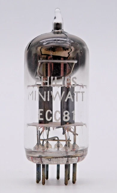 PHILIPS MINIWATT ECC81 12AT7 Valve Tube D Getter NOS (V4) #1 £50.00 ...
