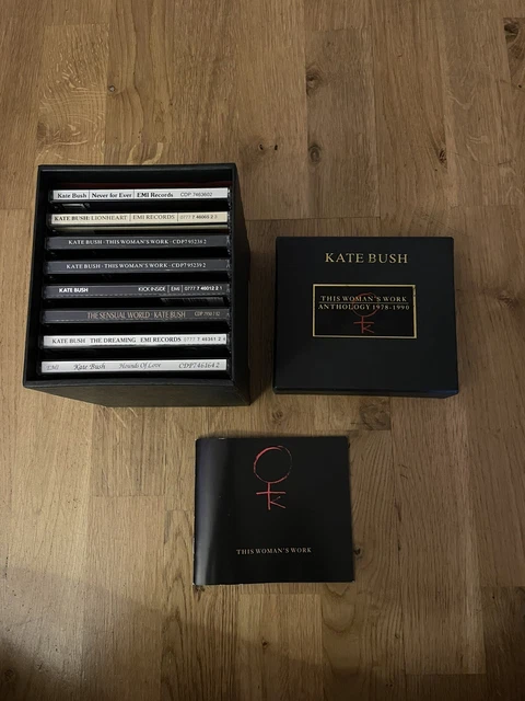 KATE BUSH CD Box Set This Womans Work Anthology 8 CDs Collectors ...